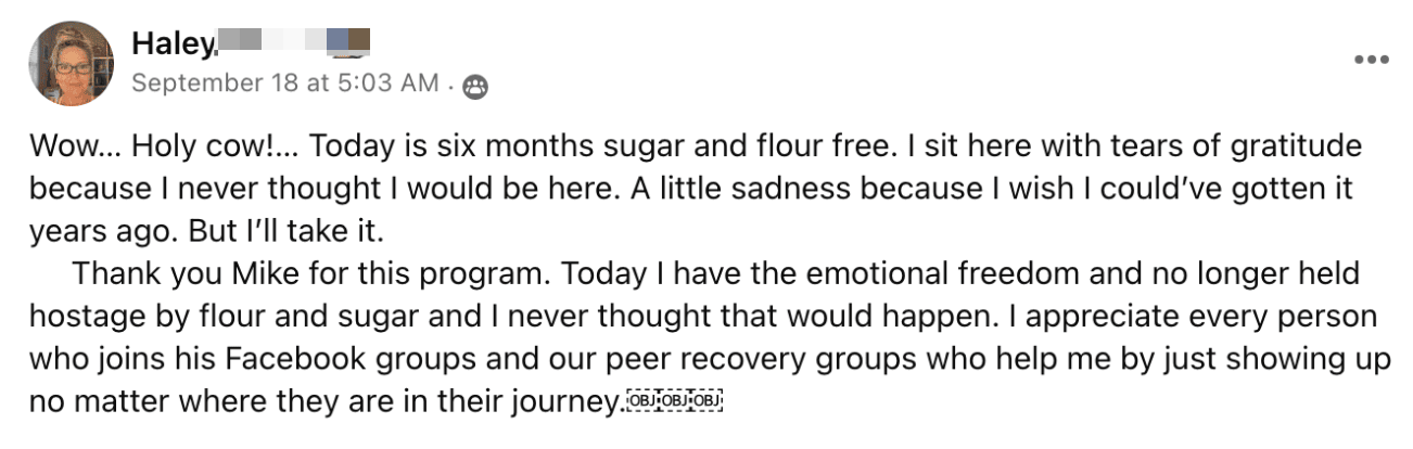 No Sugar Nation | 6-Month Peer Recovery Program